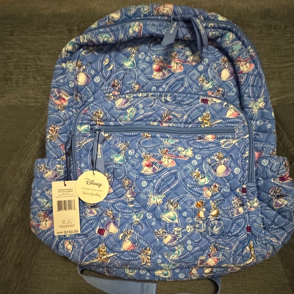 Vera Bradley | Bags | Vera Bradley Campus Backpack Cinderella Paisley ...